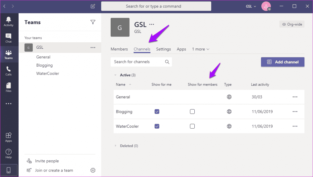 Come mostrare tutti i canali in Microsoft Teams su dispositivi mobili ...