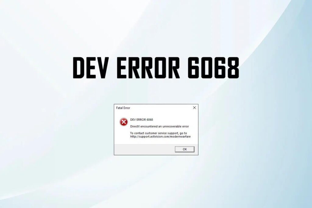كيفية إصلاح خطأ Dev 6068 | أحلى هاوم