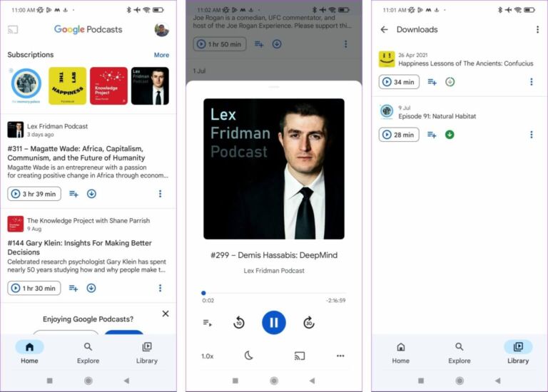 Las 5 mejores aplicaciones de podcasts de Android que debería usar en ...