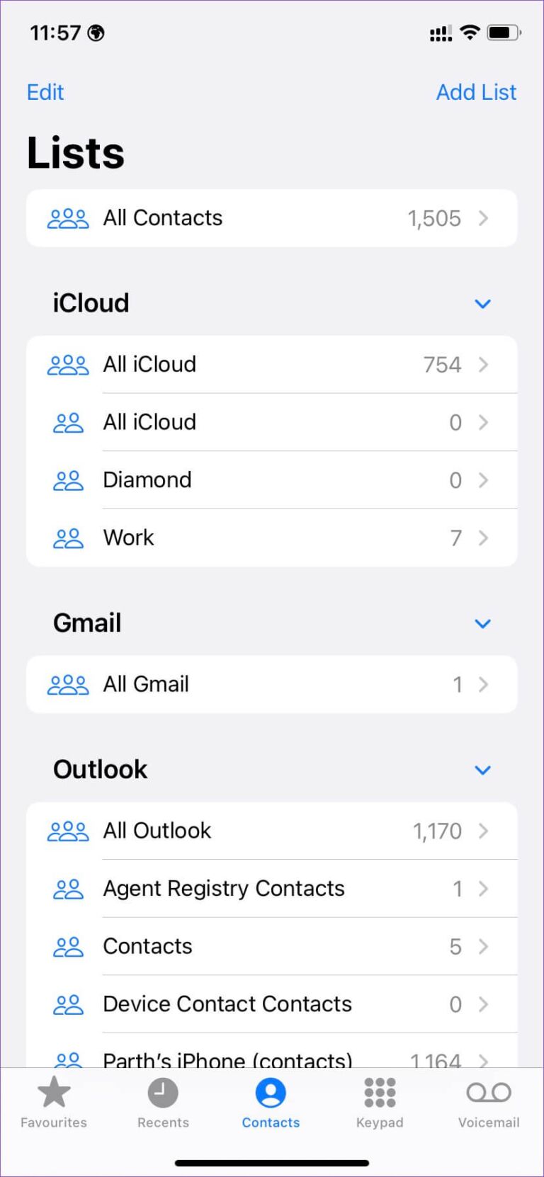 Comment gérer, créer ou supprimer une liste de contacts sur iPhone | La ...