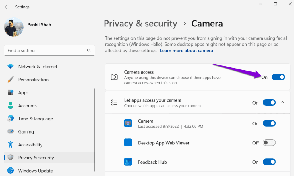 Las 3 mejores formas de desactivar la cámara en Windows 11 | la mejor casa