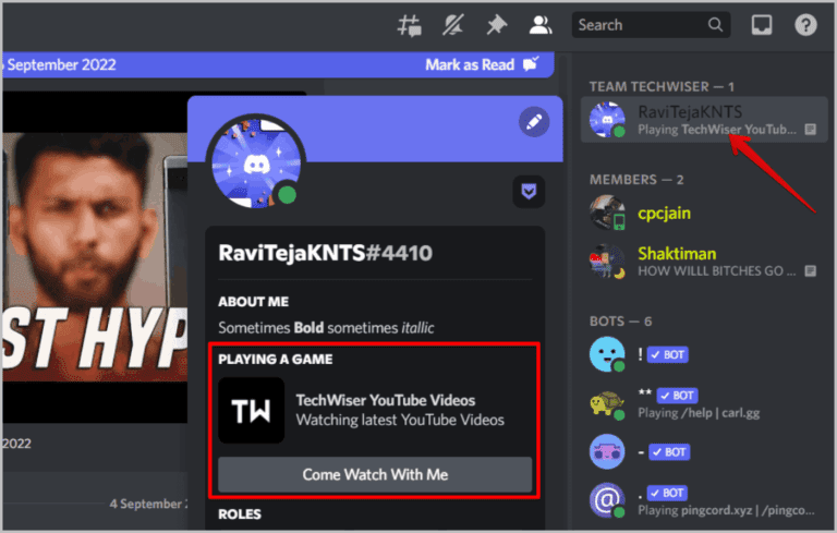 Cómo habilitar la presencia personalizada de Discord Rich | la mejor casa