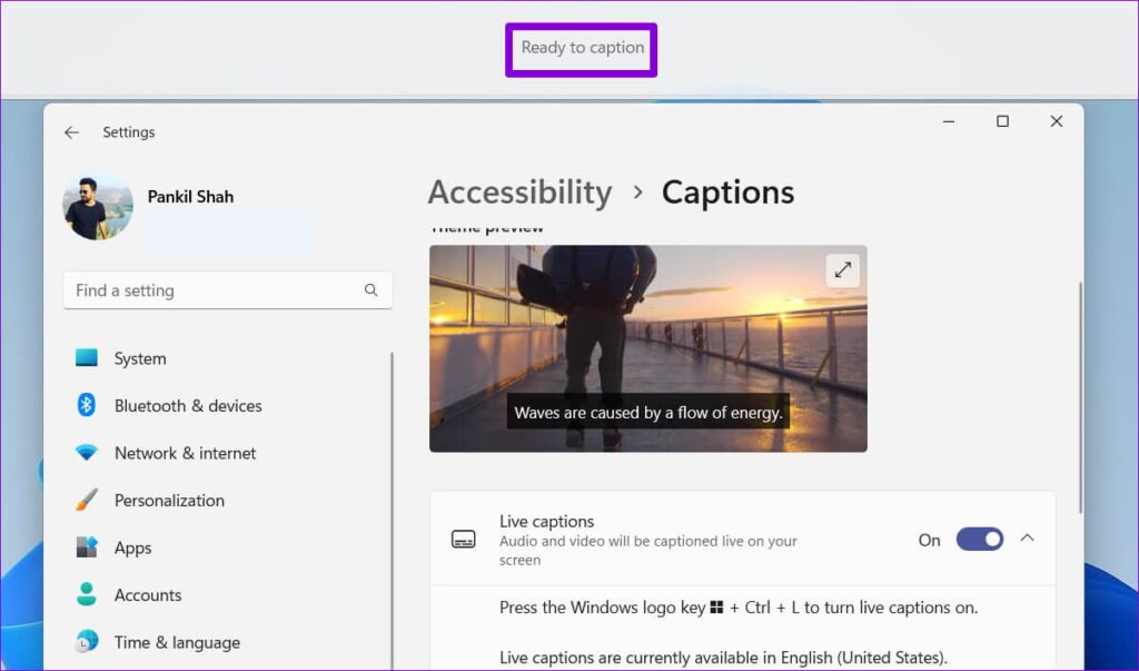 كيفية استخدام Live Captions على Windows 11 | أحلى هاوم
