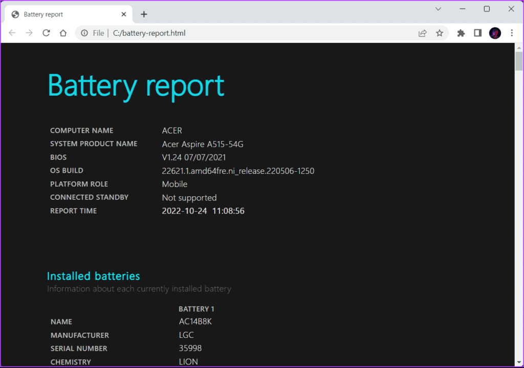 Come creare e leggere un rapporto sulla batteria su Windows 11 | La ...