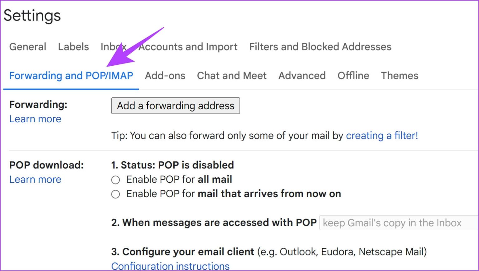 كيفية إعداد إعادة التوجيه التلقائي في Gmail لجميع رسائل البريد ...