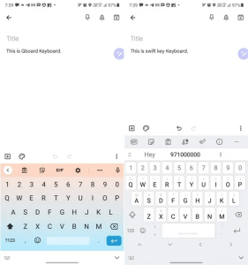 مقارنة بين Gboard و Samsung Keyboard و SwiftKey: أيهما أفضل؟ | أحلى هاوم