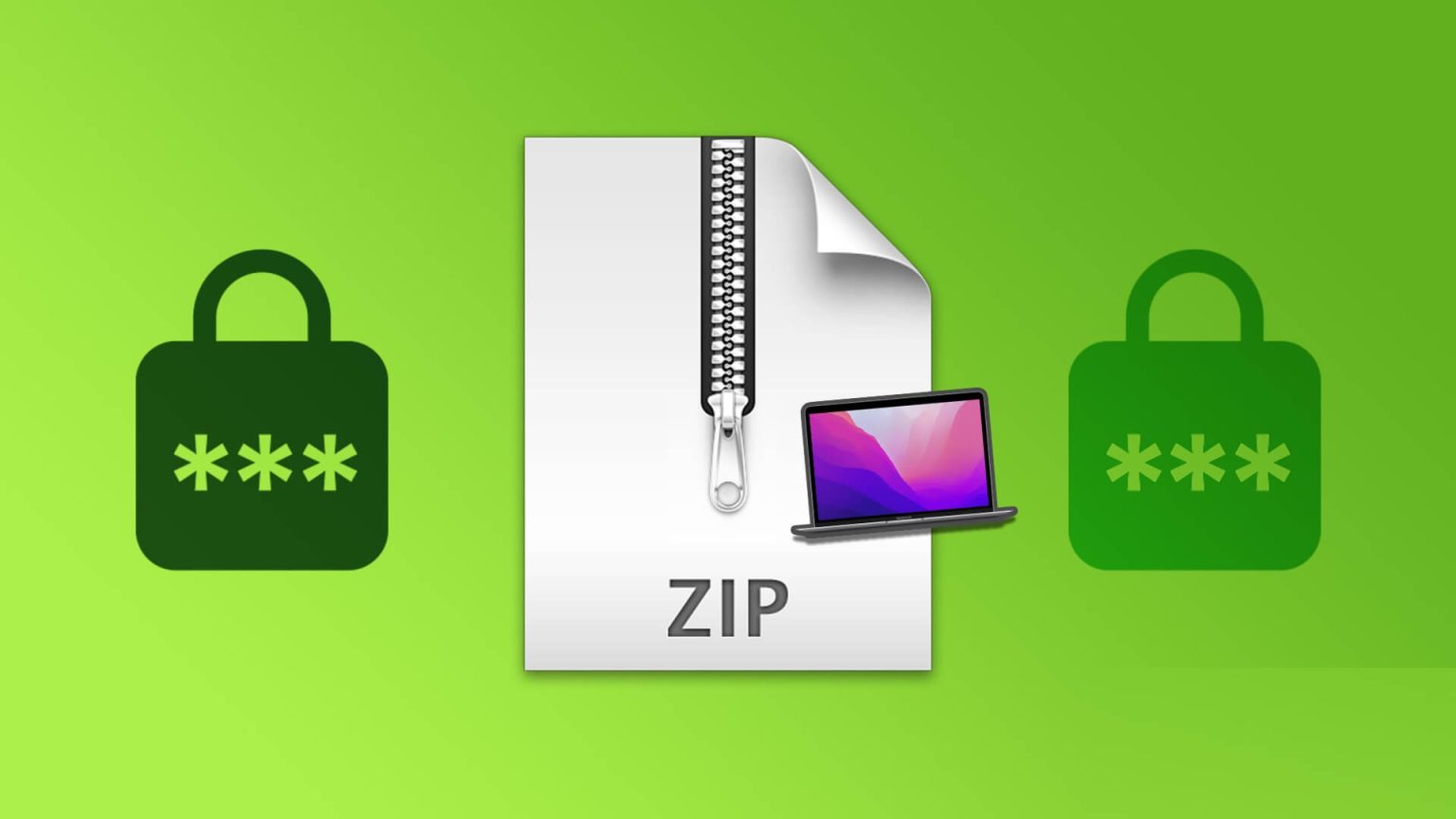 Cómo crear y agregar una contraseña a archivos zip en Mac | la mejor casa