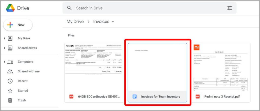 Deux manières d'ajouter un document Google Doc à un dossier partagé ...