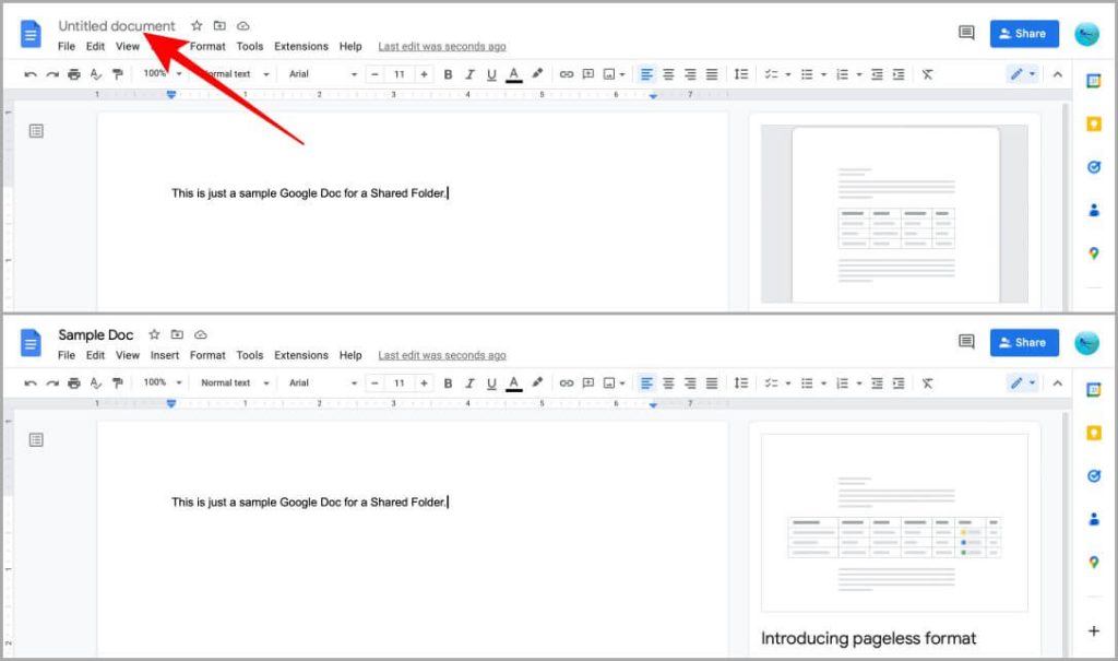Deux manières d'ajouter un document Google Doc à un dossier partagé ...