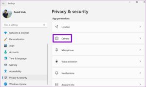 6 mejores formas de reparar la cámara que no funciona en Microsoft Edge ...