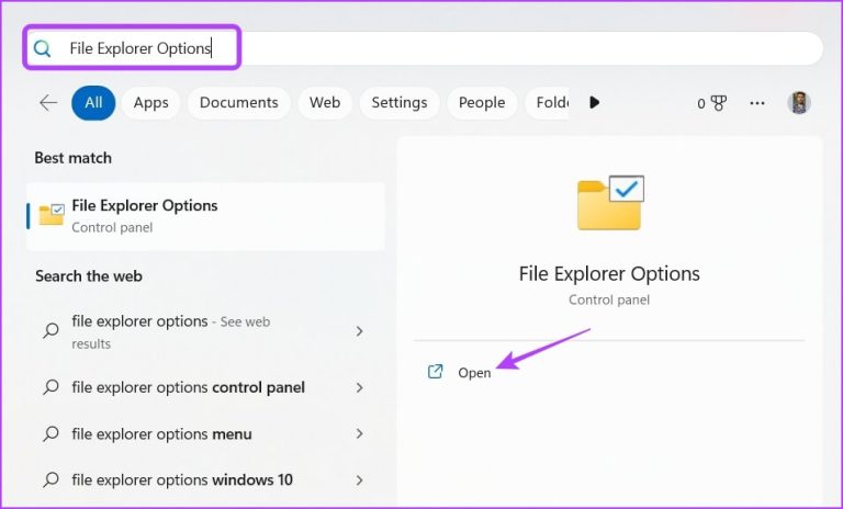 8 Cara Terbaik Membuka Opsi Folder di Windows 11 | Rumah terbaik