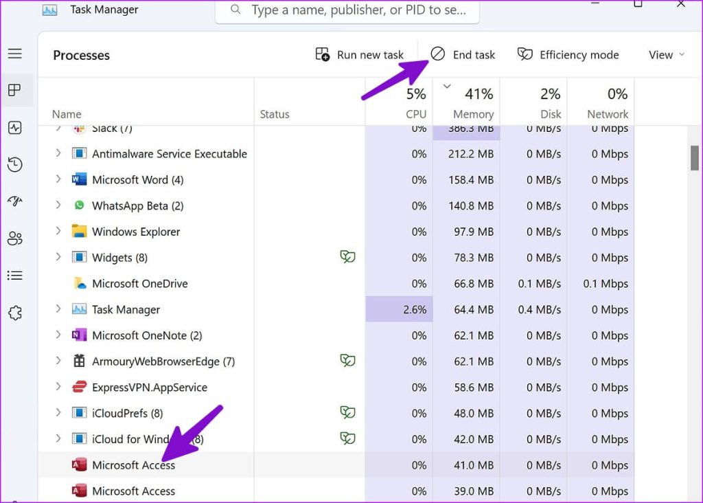 أفضل 7 طرق لإصلاح عدم استجابة Microsoft Access على Windows 11 | أحلى هاوم