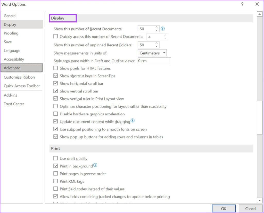 كيفية تغيير وحدة قياس مسطرة Microsoft Word | أحلى هاوم