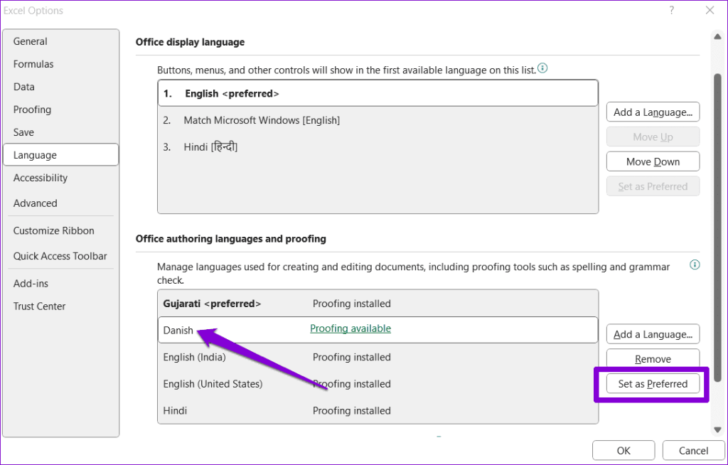 Como alterar o idioma de exibição e criação no Microsoft Excel | a ...