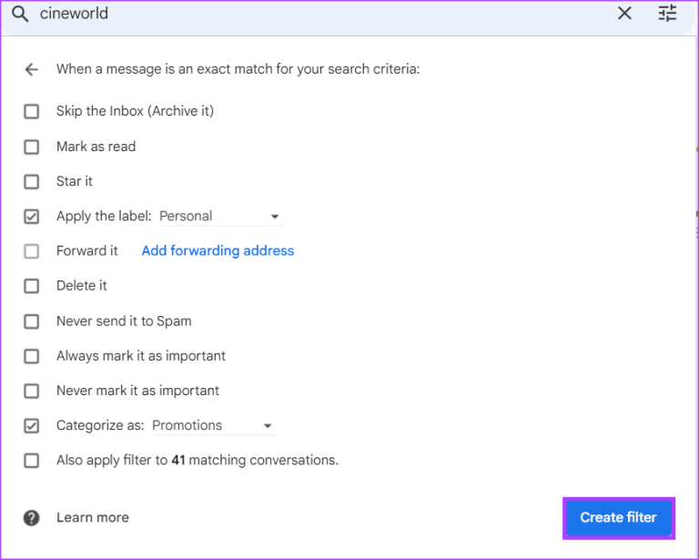 Come creare regole per filtrare le email in Gmail | La casa migliore