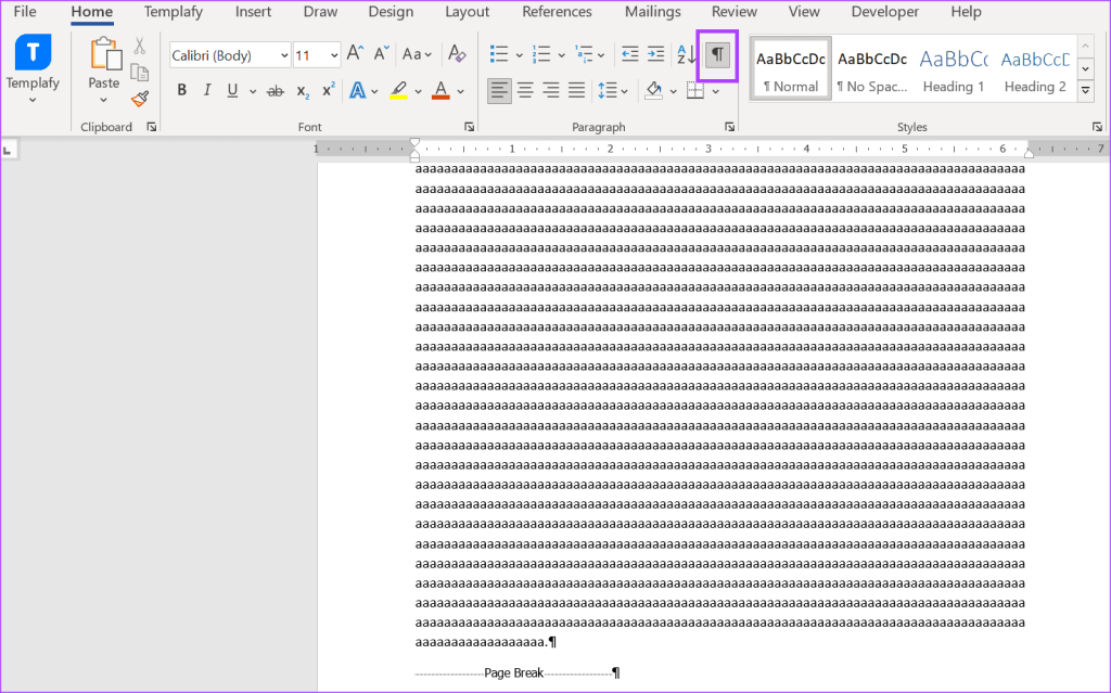 كيفية إدارة فواصل الصفحات اليدوية والتلقائية في Microsoft Word | أحلى هاوم