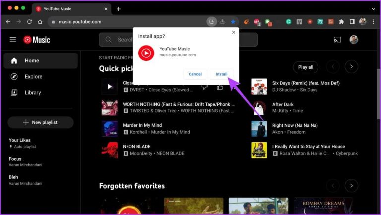 Come installare l'app YouTube Music sul desktop (Windows e Mac) | La ...