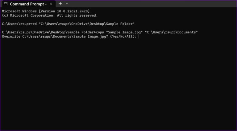 Cara membuka file dan folder di CMD di Windows | Rumah terbaik