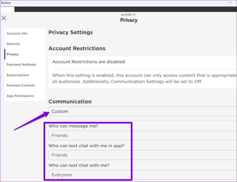 Windows에서 Roblox 채팅이 작동하지 않는 문제를 해결하는 7가지 해결 방법 | 최고의 집