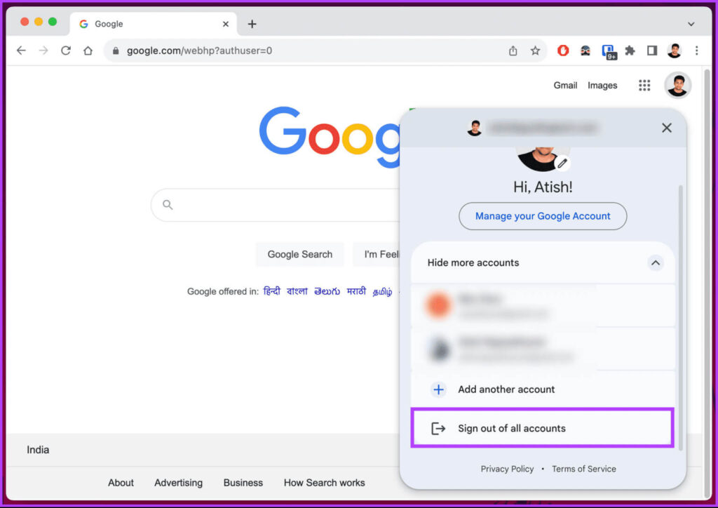 Cara mengubah akun Google default di desktop dan seluler | Rumah terbaik