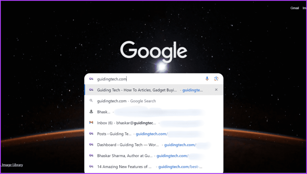 Apa yang dicari di Google atau mengetik URL | Rumah terbaik