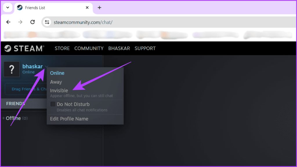 Comment apparaître hors ligne ou invisible sur Steam (sans être ...