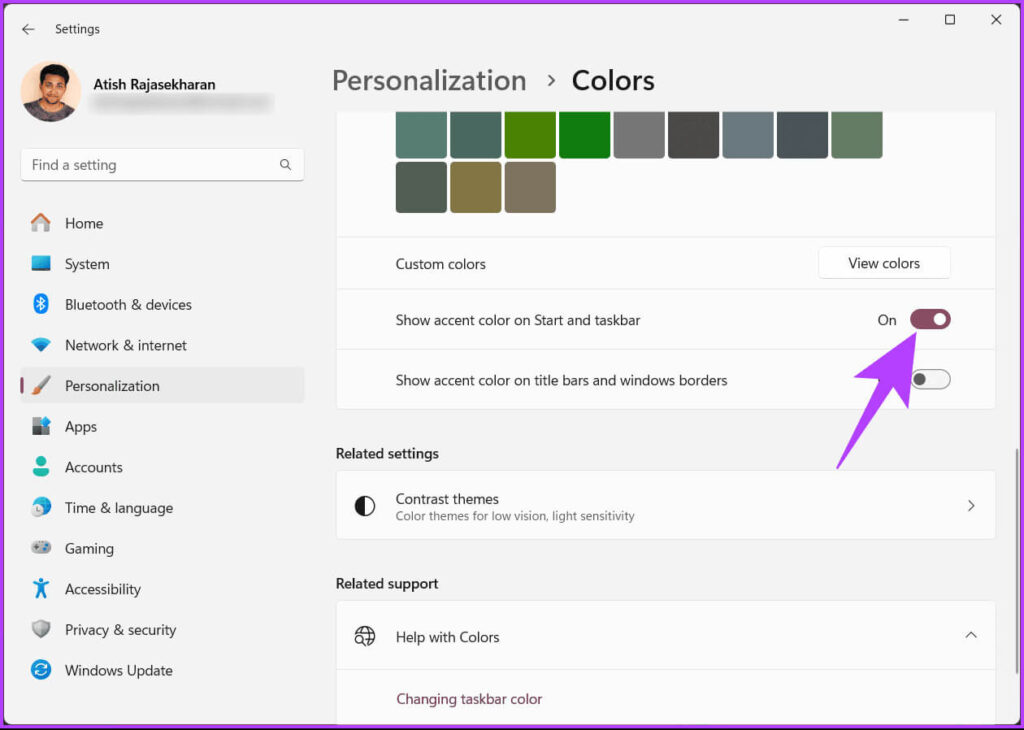 Windows 11에서 작업 표시줄 색상을 변경하는 방법 | 최고의 집