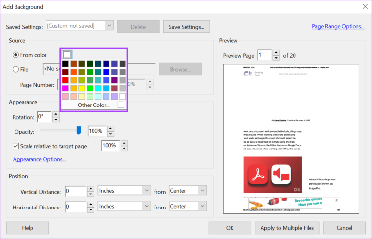 كيفية إضافة وتحرير خلفية PDF باستخدام Adobe Acrobat | أحلى هاوم