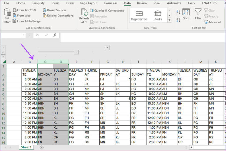 So gruppieren Sie Spalten in Microsoft Excel und heben die Gruppierung auf | Das beste Zuhause