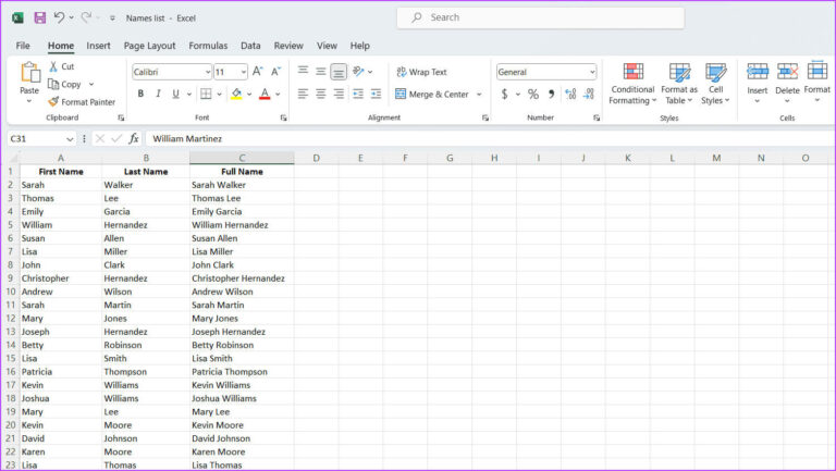 Top 6 manieren om voornaam en achternaam te combineren in Microsoft ...