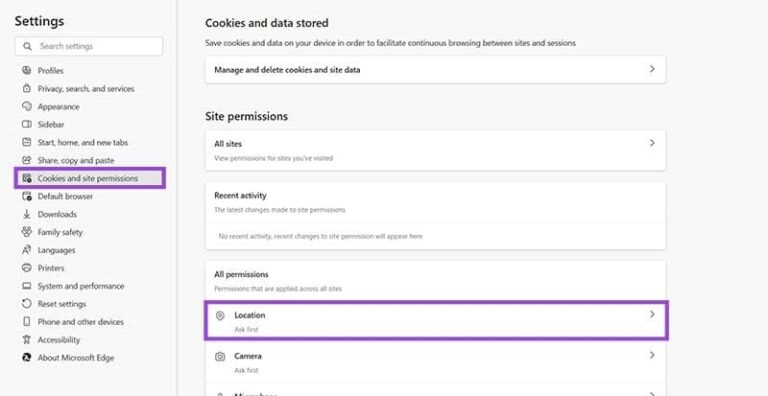 Microsoft Edge ブラウザーで現在地を非表示にする効果的な方法 |最高の家
