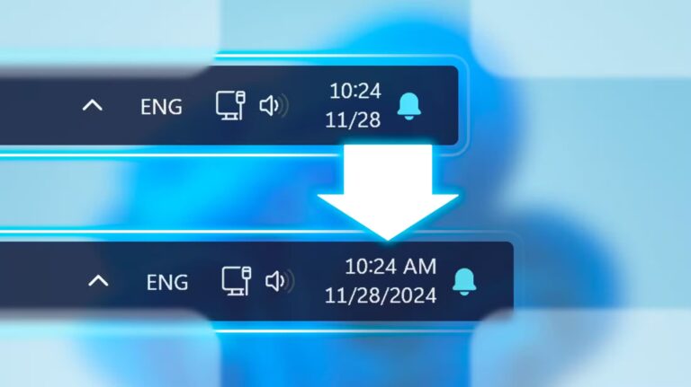 Easily show the full date and time on the Windows 11 taskbar | Ahla Home