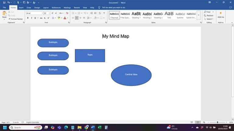 So erstellen Sie ganz einfach Mindmaps mit Microsoft Word | Das beste ... So erstellen Sie ganz einfach Mindmaps mit Microsoft Word | Das beste ...