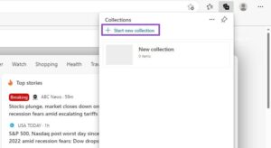 Easily organize pages with the Collections feature in Microsoft Edge ...