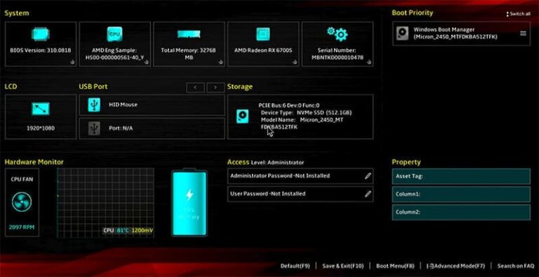 La mejor manera de capturar la pantalla de la BIOS sin software ...