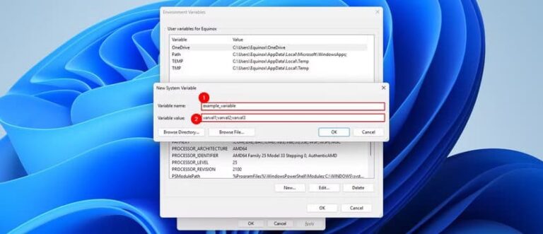 Étapes pour modifier facilement les variables d'environnement sous ...