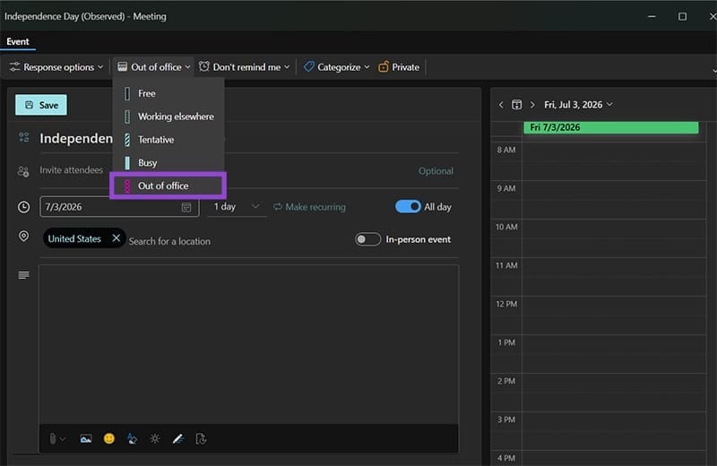 طريقة إضافة العطلات الرسمية إلى تقويم Outlook بخطوات دقيقة | أحلى هاوم