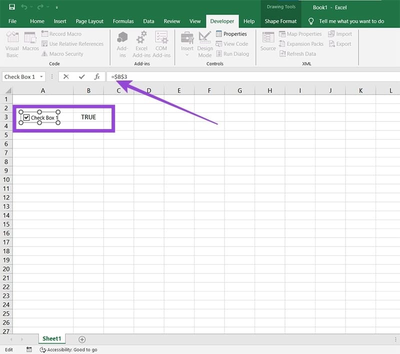Como vincular caixas de seleção a várias células no Excel para um ...